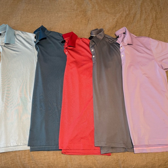 Dunning Golf | Shirts | 5 Mens Dunning Golf Polos Xl | Poshmark